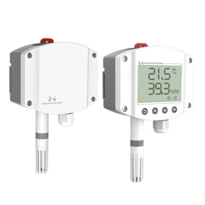 Industrial Wall Mount Temperature Humidity Sensor with Display ...