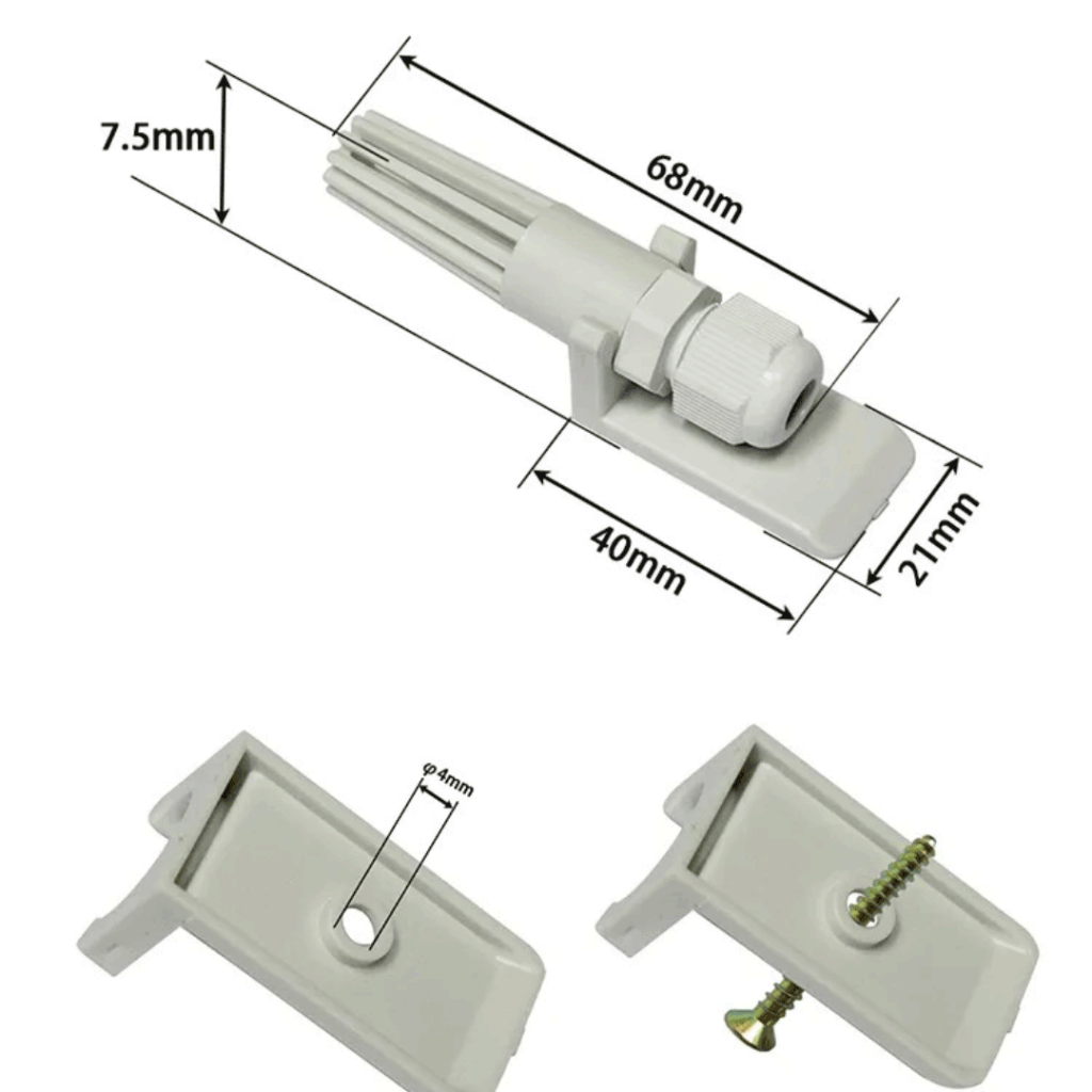 Low-cost-temperature-humidity-sensor-probe-pvc-material